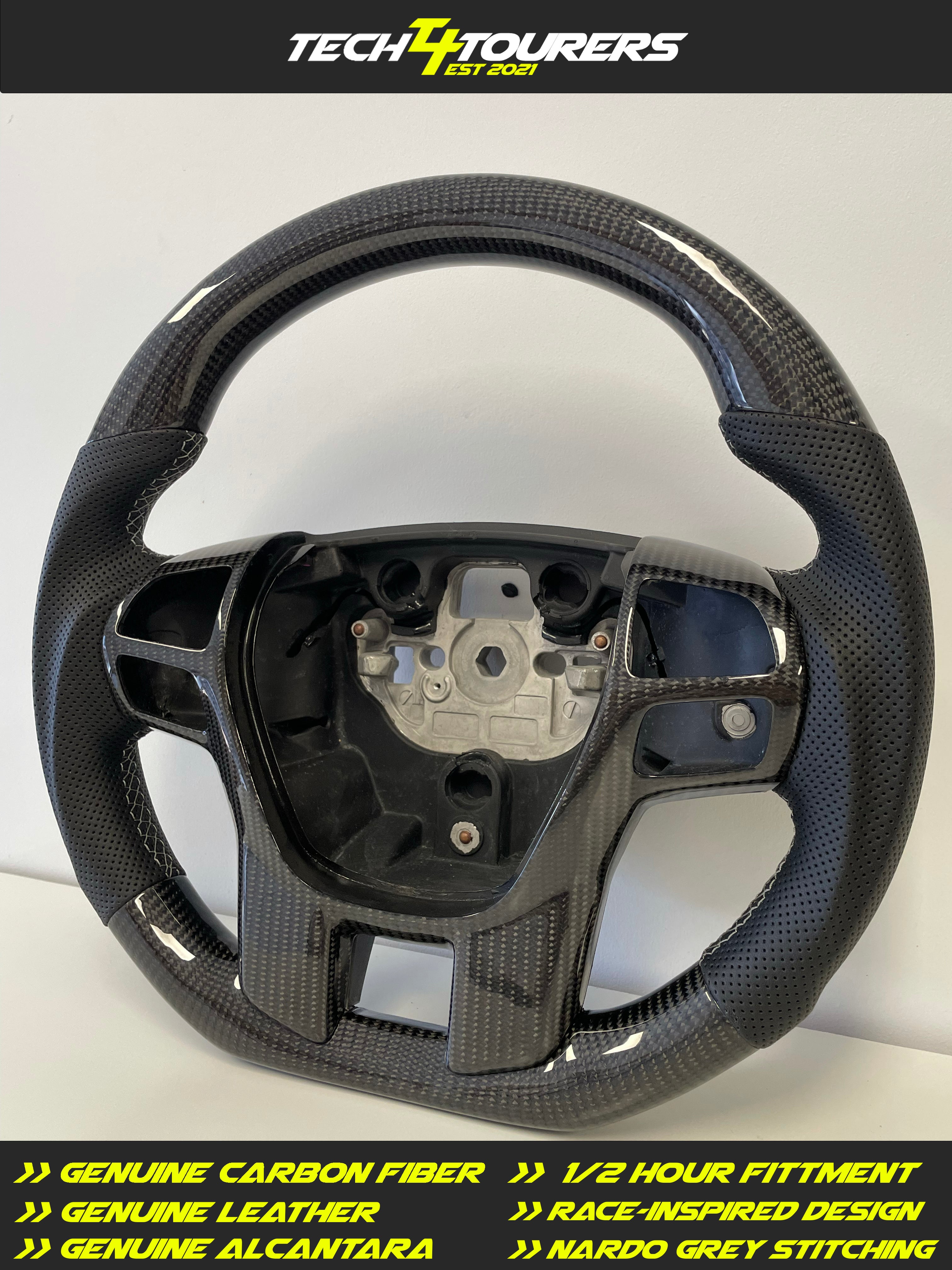 FORD RANGER PX2 2015-2022 PREMIUM STEERING WHEEL - GENUINE LEATHER