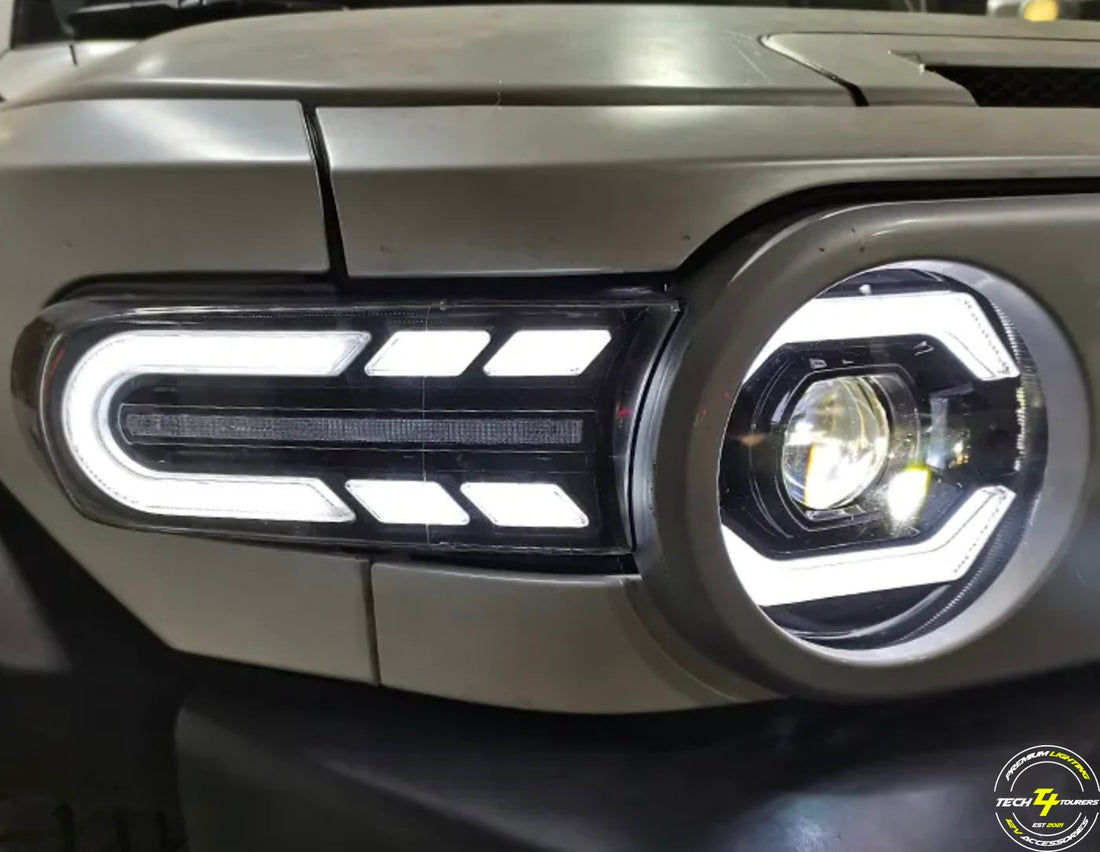 Premium Projector Headlights suitable for use with Toyota FJ Cruiser