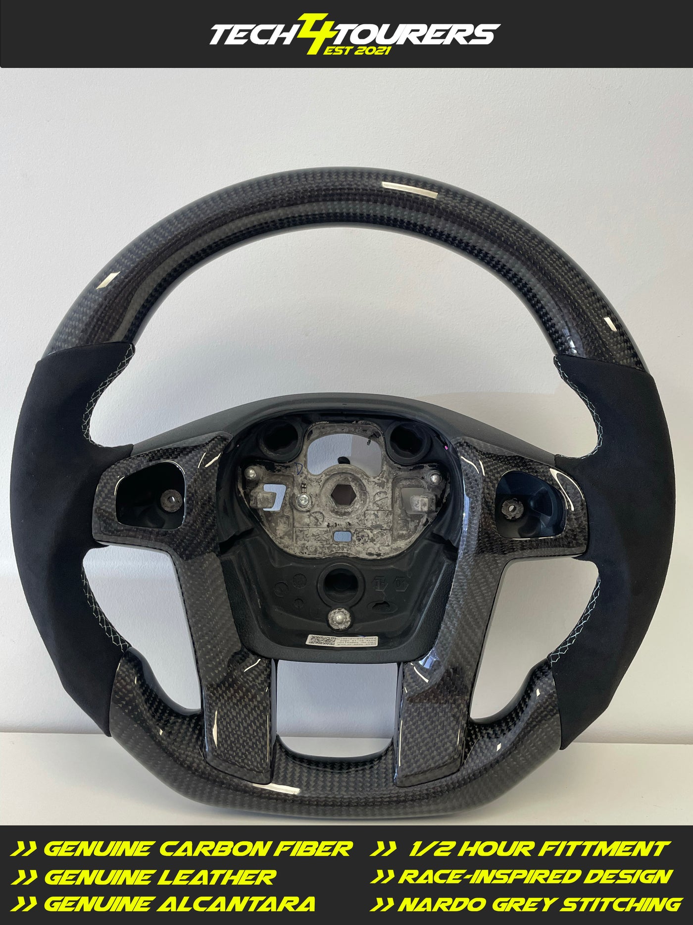 FORD RANGER PX1 2011-2015 PREMIUM STEERING WHEEL - GENUINE ALCANTARA