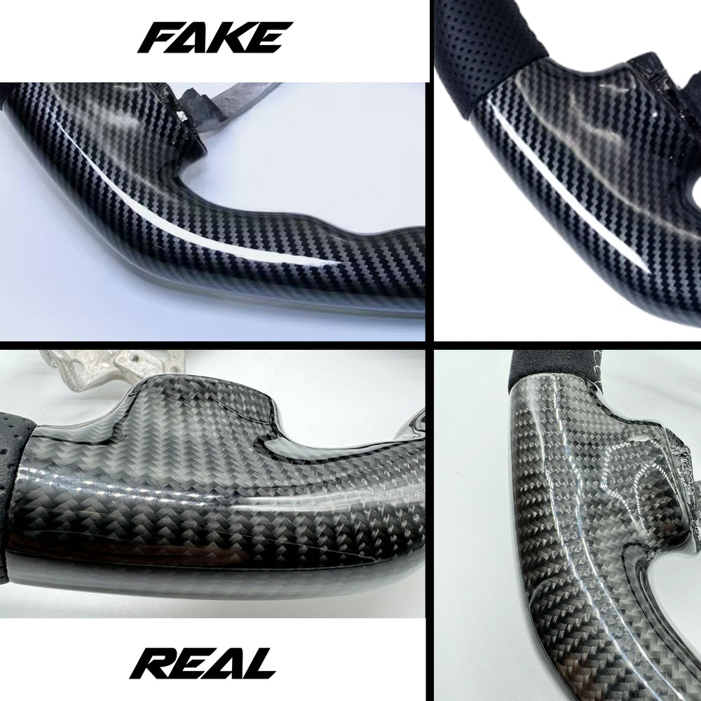 The difference between tech4tourers genuine Steering wheels and fake c